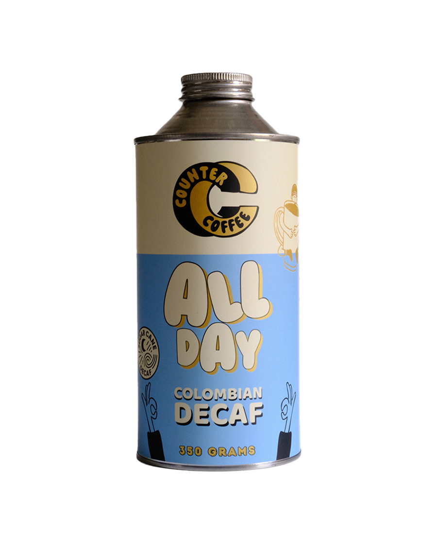 All Day Decaf: Sugar Cane Processed Coffee Beans — DELLI